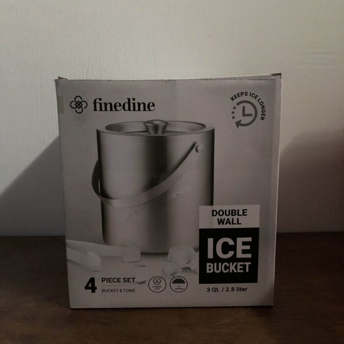 12 Finedine 2.8 Litre Stainless Steel 4 piece Ice Buckets Pallet RRP £ ...