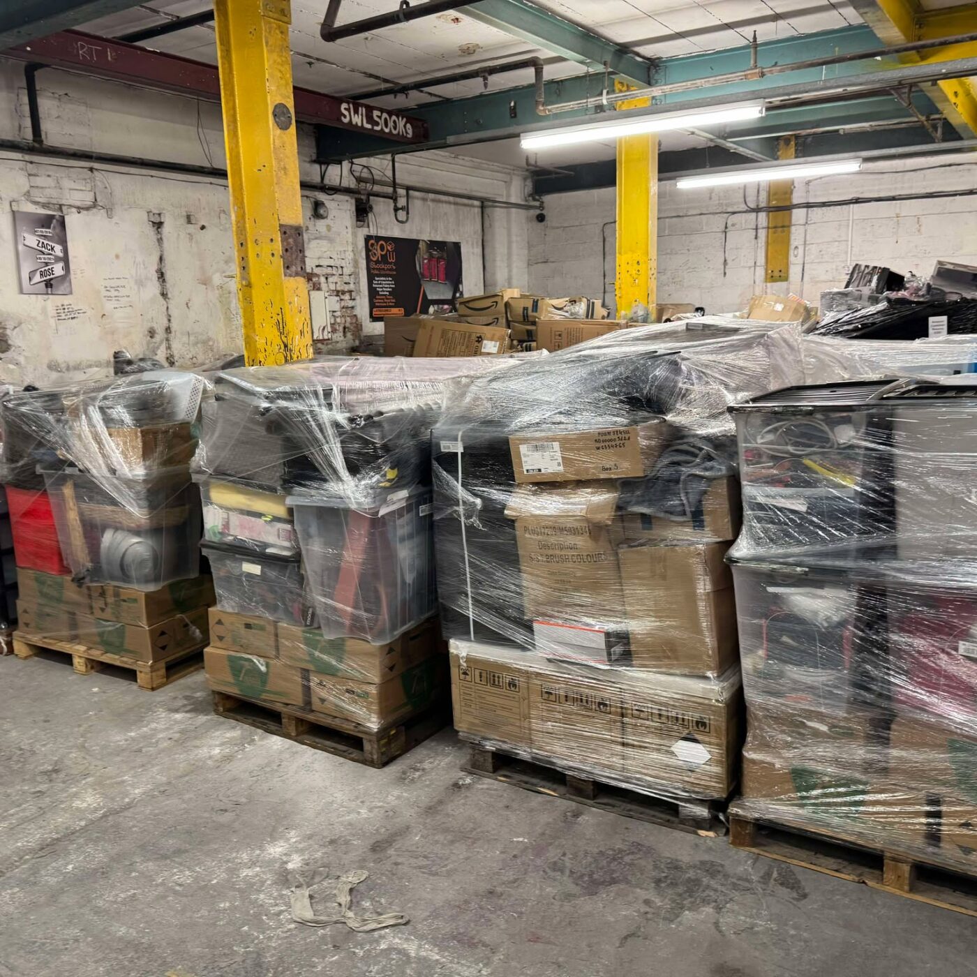 mixed return pallets - Stockport Pallet Warehouse