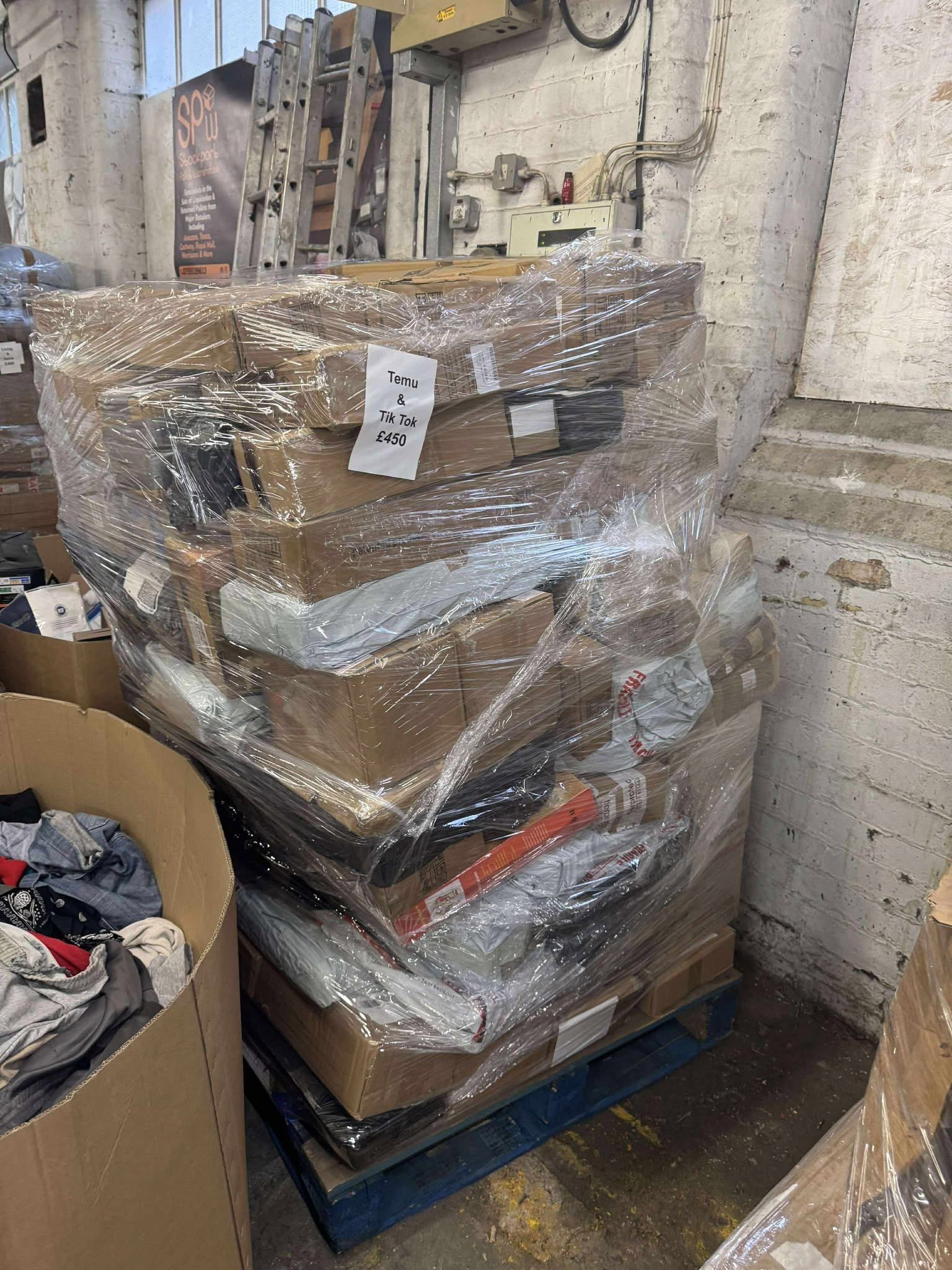 TikTok-Temu Returns Pallets - Stockport Pallet Warehouse