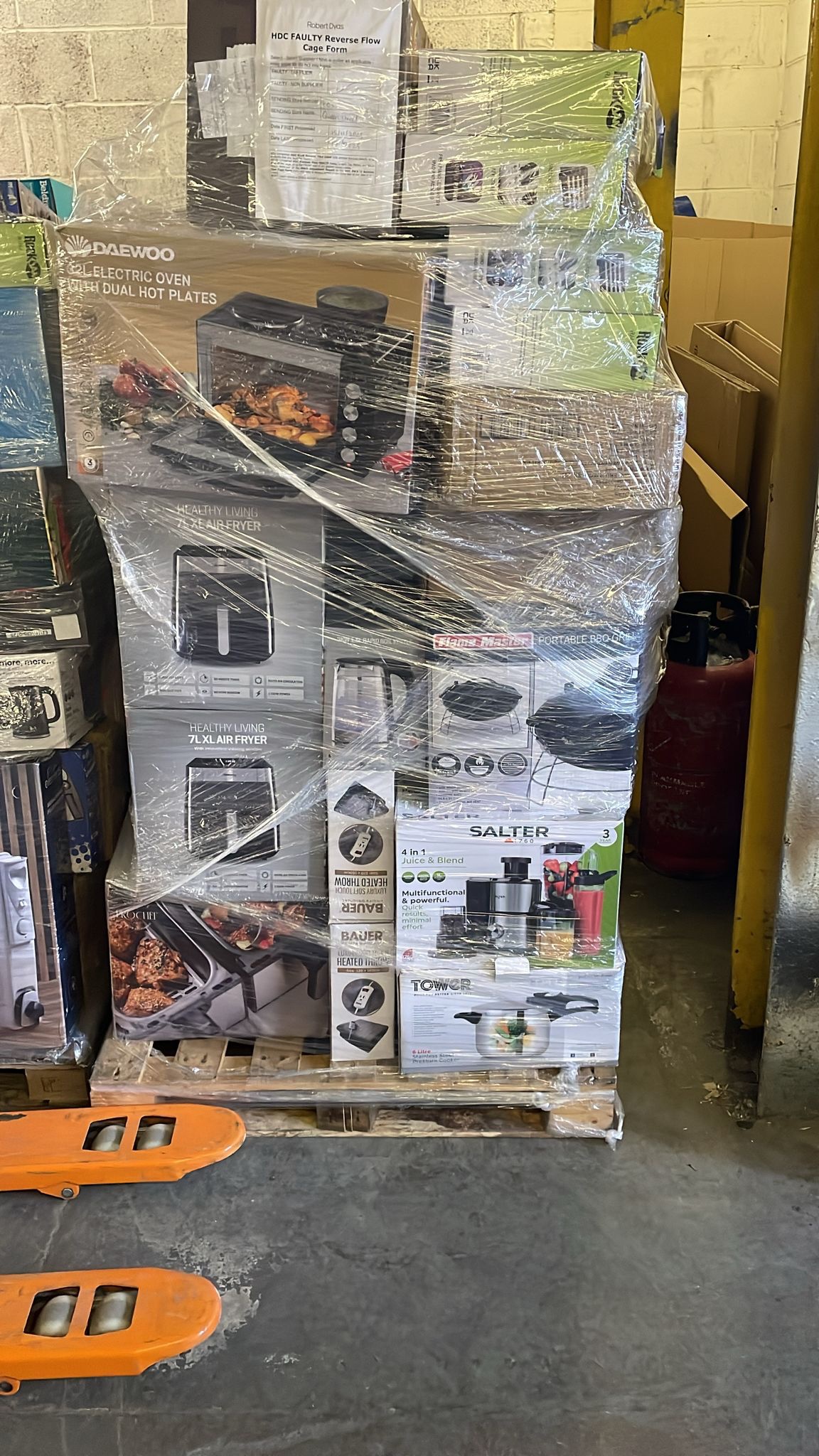 Electrical Raw Returns - Stockport Pallet Warehouse